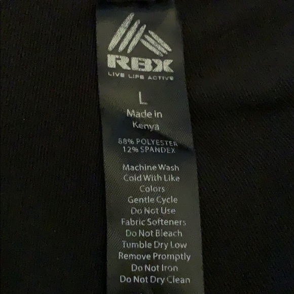 RBX | Pants & Jumpsuits | Rbx Black Multiprint Leggings | Poshmark